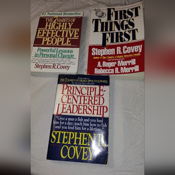 Simon & Schuster | Accents | Stephen Covey Book Bundle 7 Habits ...